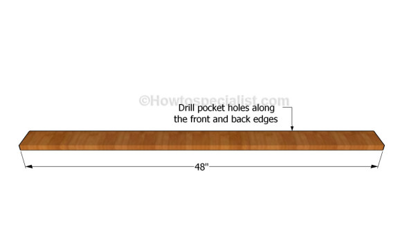 Ledge shelf plans