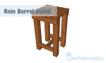 How to build a rain barrel stand | HowToSpecialist - How to Build, Step ...