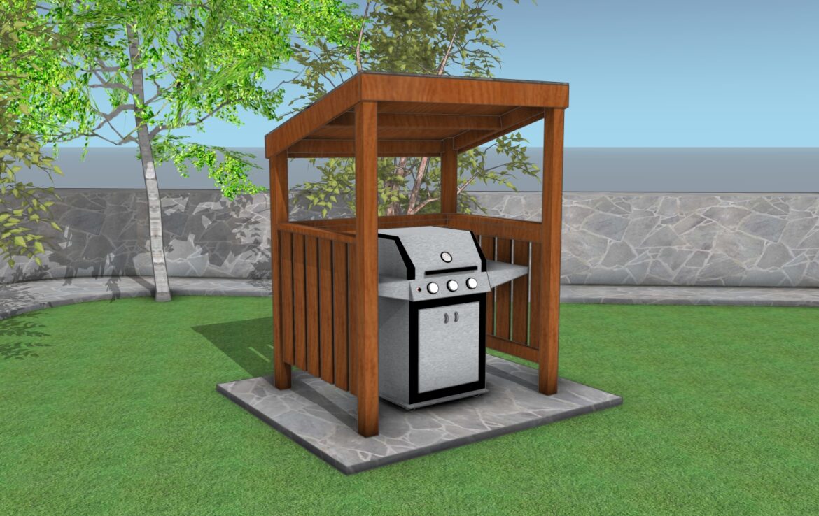 BBQ Grill Shelter Plans | HowToSpecialist - How to Build, Step by Step ...