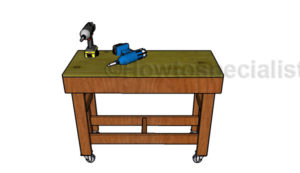 Small Work Bench Plans | HowToSpecialist - How to Build, Step by Step ...