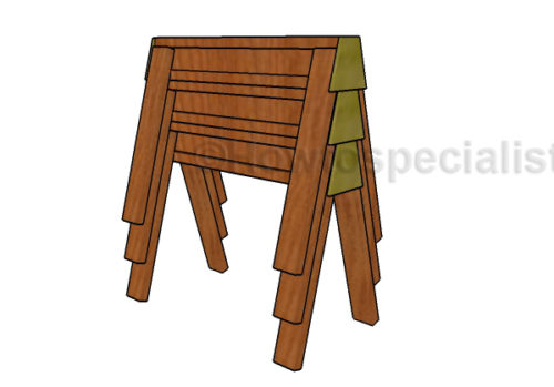 Stackable Sawhorse Plans | HowToSpecialist - How to Build, Step by Step ...