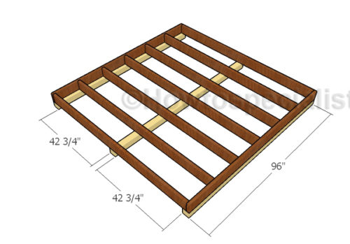 8x8 Garden Shed Plans | HowToSpecialist - How to Build, Step by Step ...