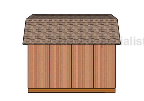 14x16 Barn Shed Roof Plans | HowToSpecialist - How to Build, Step by ...
