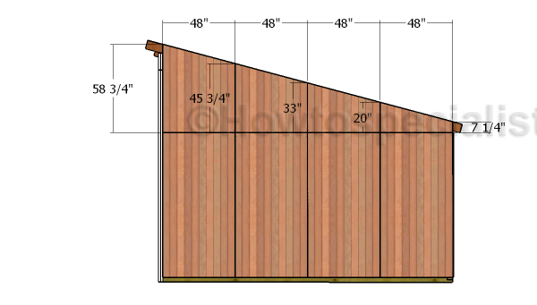 Fitting the panels to the roof lean to sides | HowToSpecialist - How to ...