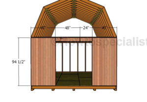16x16 Gable Shed Plans