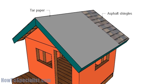 Kids Playhouse Roof Plans | HowToSpecialist - How to Build, Step by ...