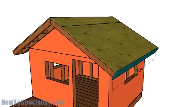 Kids Playhouse Roof Plans | HowToSpecialist - How to Build, Step by ...