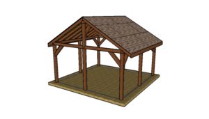 16x16 Pavilion - Free DIY Plans | HowToSpecialist - How to Build, Step ...