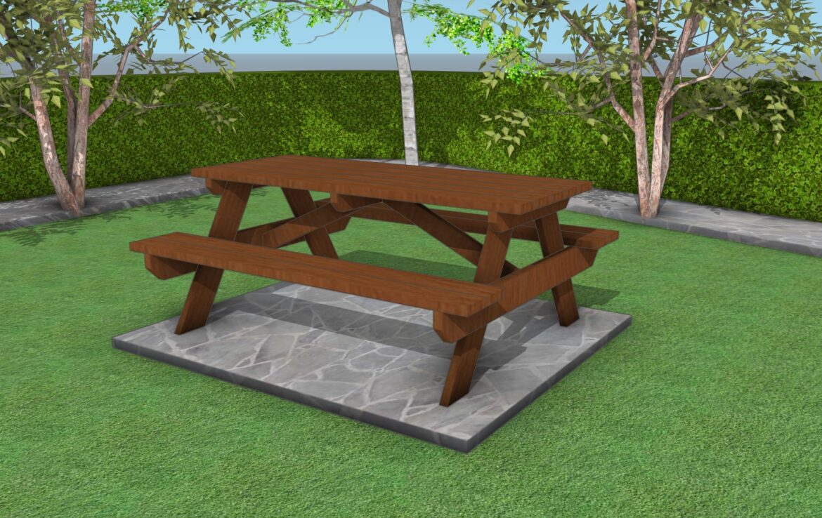 6' Picnic Table Plans | HowToSpecialist - How to Build, Step by Step ...