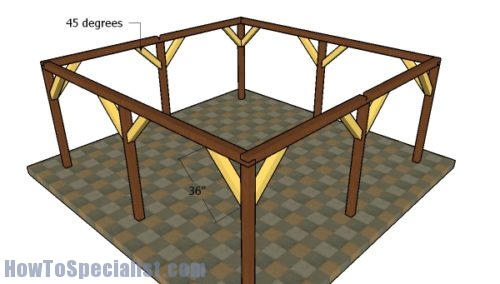 20x20 Pavilion - Free DIY Plans | HowToSpecialist - How to Build, Step ...