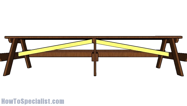 12' Picnic Table Plans | HowToSpecialist - How to Build, Step by Step ...