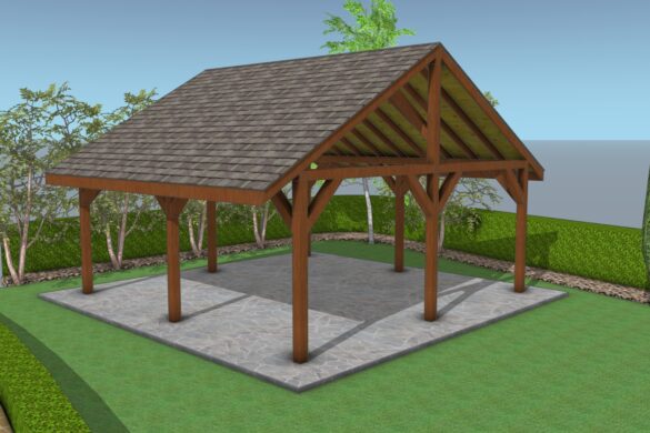 16x16 Pavilion Roof Plans | HowToSpecialist - How to Build, Step by ...