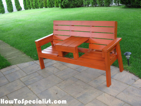 DIY-Double-Chair-Bench | HowToSpecialist - How to Build, Step by Step ...