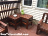DIY Corner Outdoor Table | HowToSpecialist - How to Build, Step by Step ...