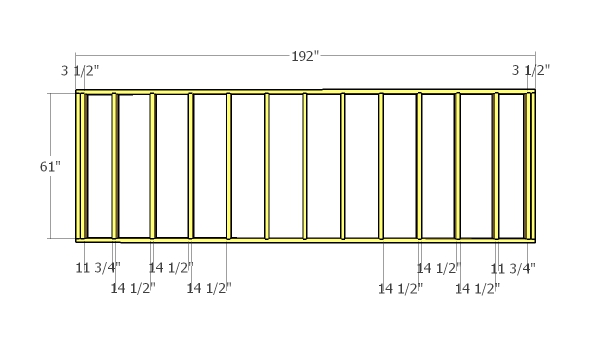 Building the side wall frames | HowToSpecialist - How to Build, Step by ...