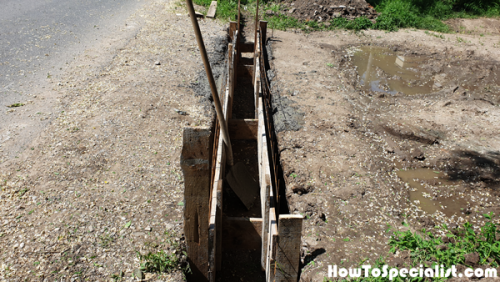 Pouring-concrete-for-the-driveway-bridge-supports | HowToSpecialist ...