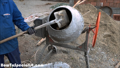 How to Mix Concrete in a Mixer | HowToSpecialist - How to Build, Step ...