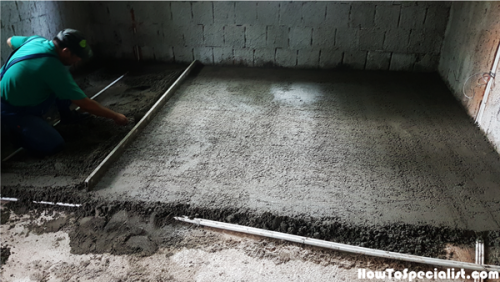 How to Screed a Floor by Hand | HowToSpecialist - How to Build, Step by ...