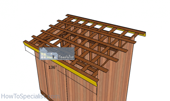 5×10 Shed – Lean to Roof Plans | HowToSpecialist