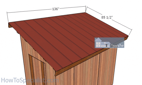 5×10 Shed – Lean to Roof Plans | HowToSpecialist