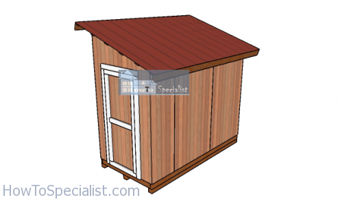 5×10 Shed – Lean to Roof Plans | HowToSpecialist