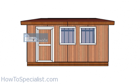 16×16 Lean to Shed Plans – PDF Download | HowToSpecialist