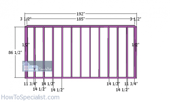 16×16 Lean to Shed Plans – PDF Download | HowToSpecialist