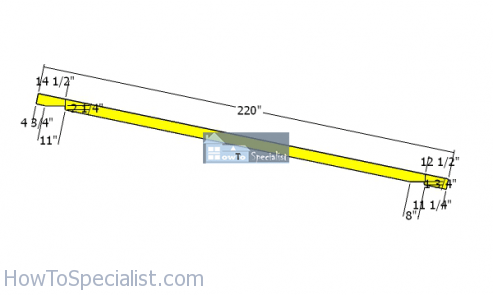16×16 Lean to Shed Roof Plans | HowToSpecialist
