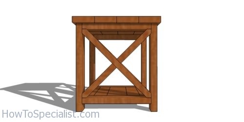 X End Table Plans – PDF Download | MyOutdoorPlans