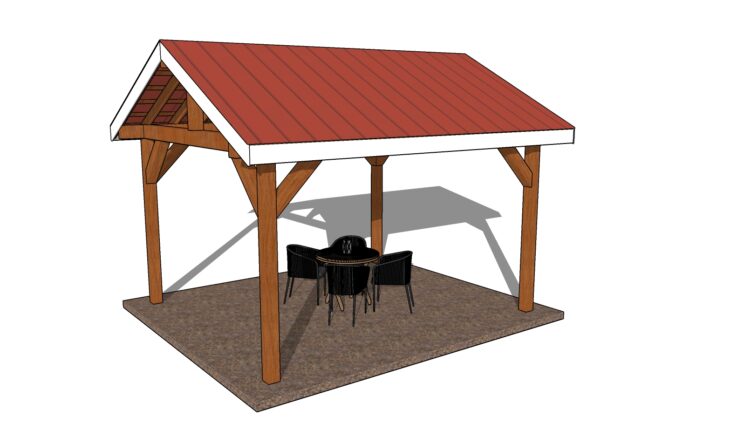 How to Build a 12×14 Gable Pavilion