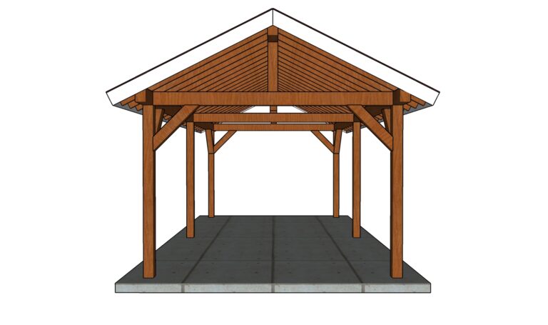 How to Build a 12×24 Pavilion – DIY Plans | PDF Download