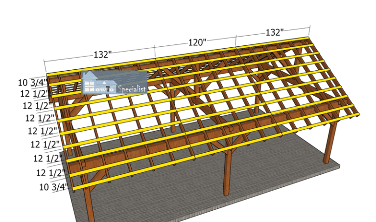 16x30 Gable Rectangular Gazebo - DIY Plans