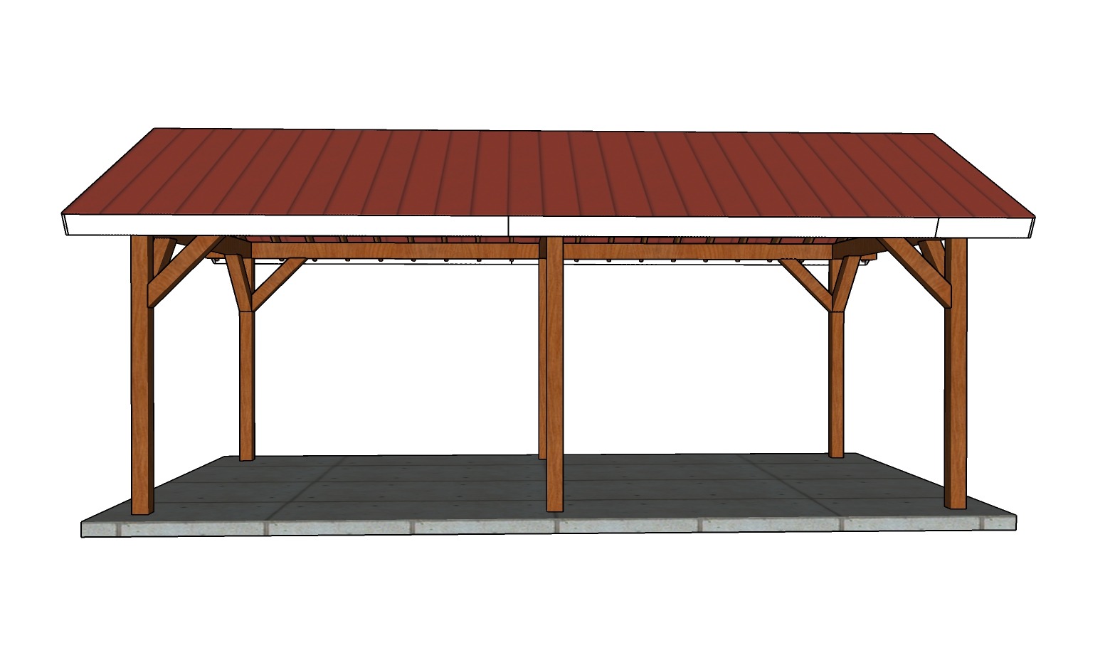 How to Build a 12×24 Pavilion – DIY Plans | PDF Download