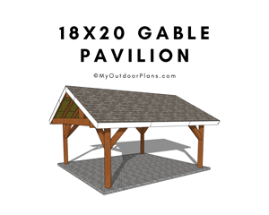 18×20-pavilion-FI | HowToSpecialist - How to Build, Step by Step DIY Plans