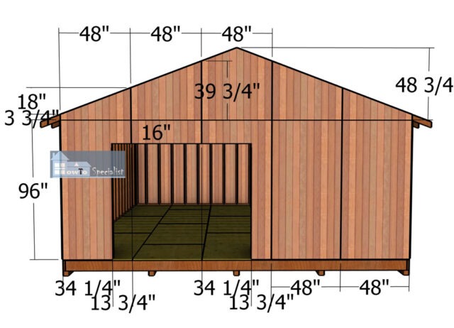 Gable-end-panels—front | HowToSpecialist - How to Build, Step by Step ...