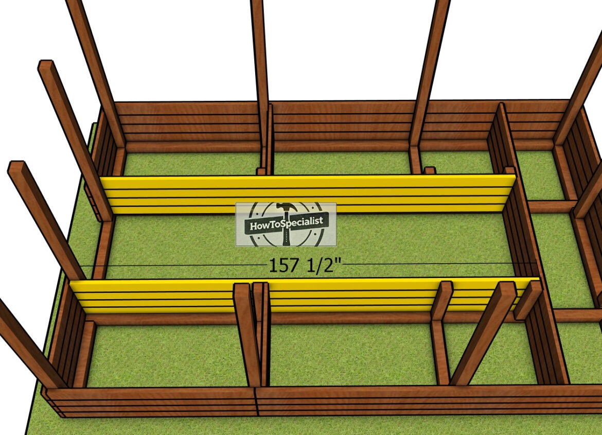 10x16 Raised Garden Bed With Deer Fence Plans