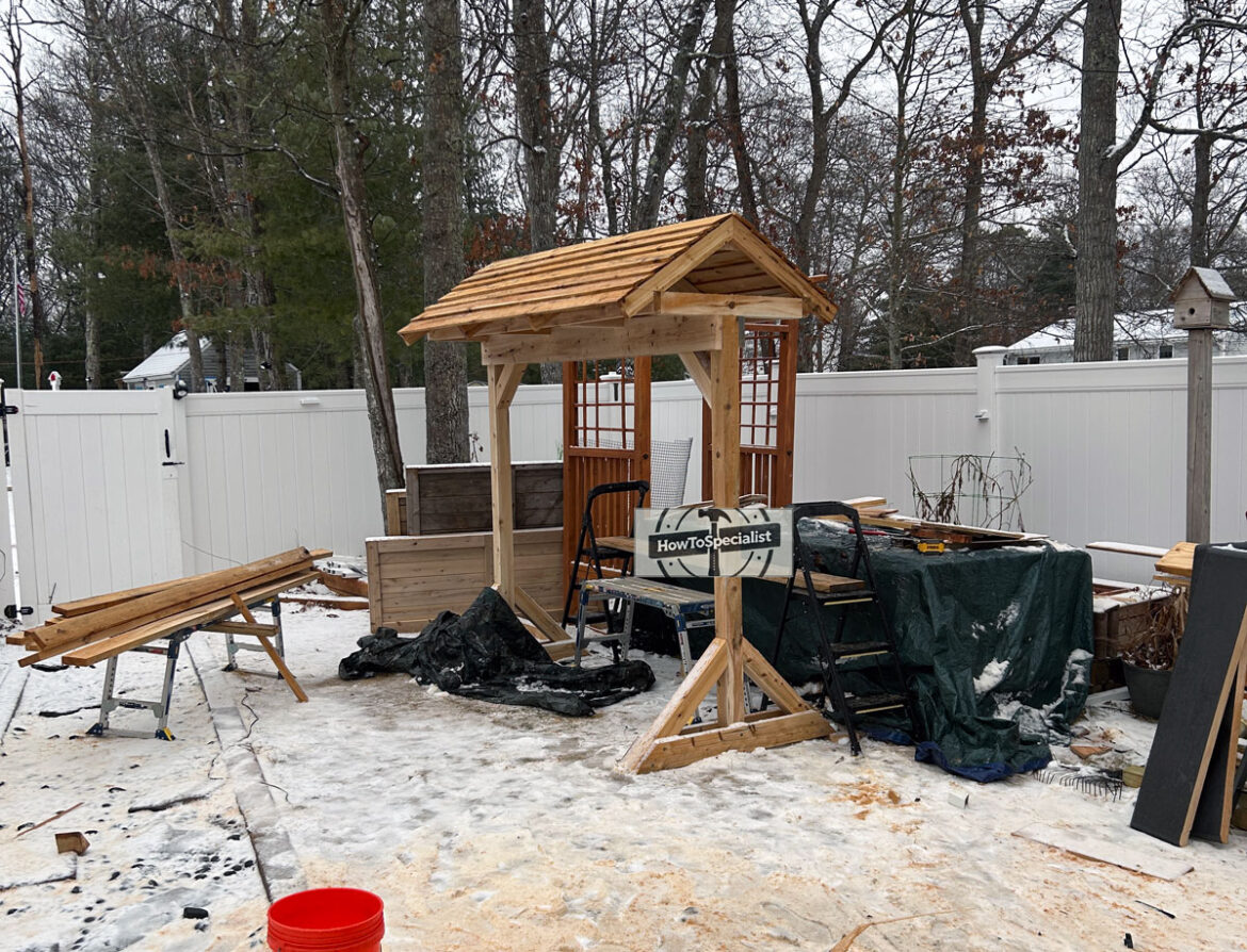 Swing Stand with Roof – DIY Project