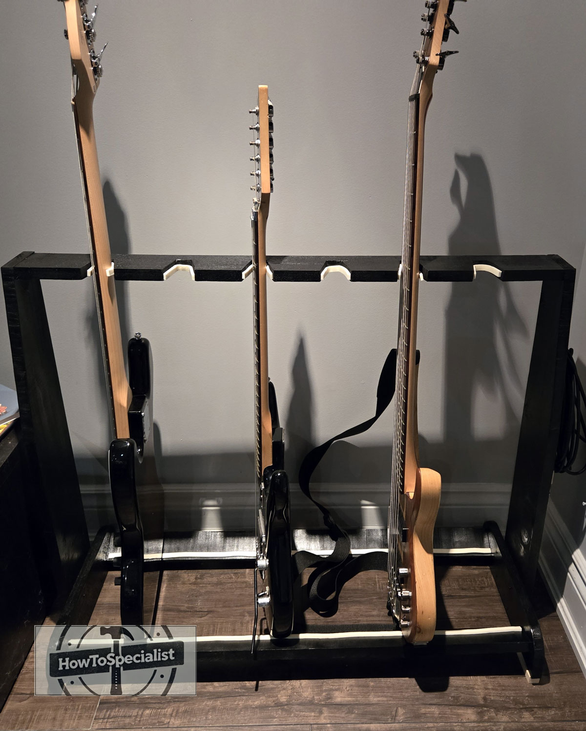 Wooden Guitar Stand - DIY Project