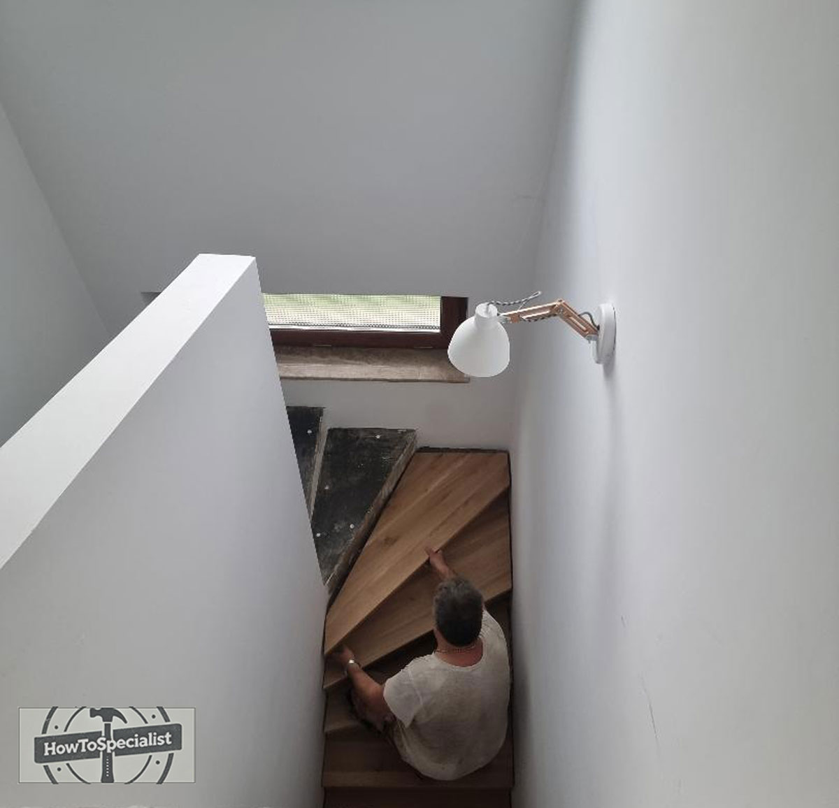 How to Cover Concrete Stairs with Wood