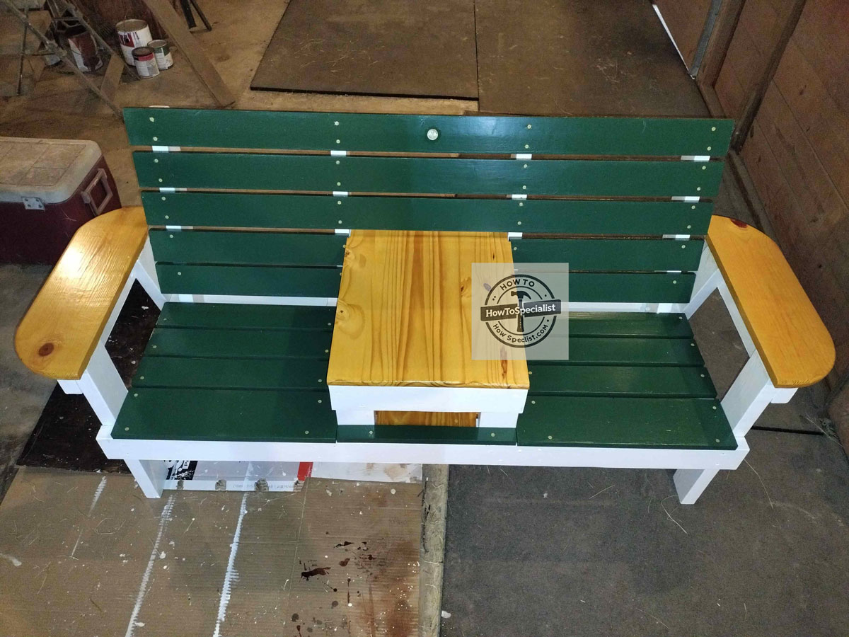 Double Chair Bench – DIY Project | HowToSpecialist - How to Build, Step ...