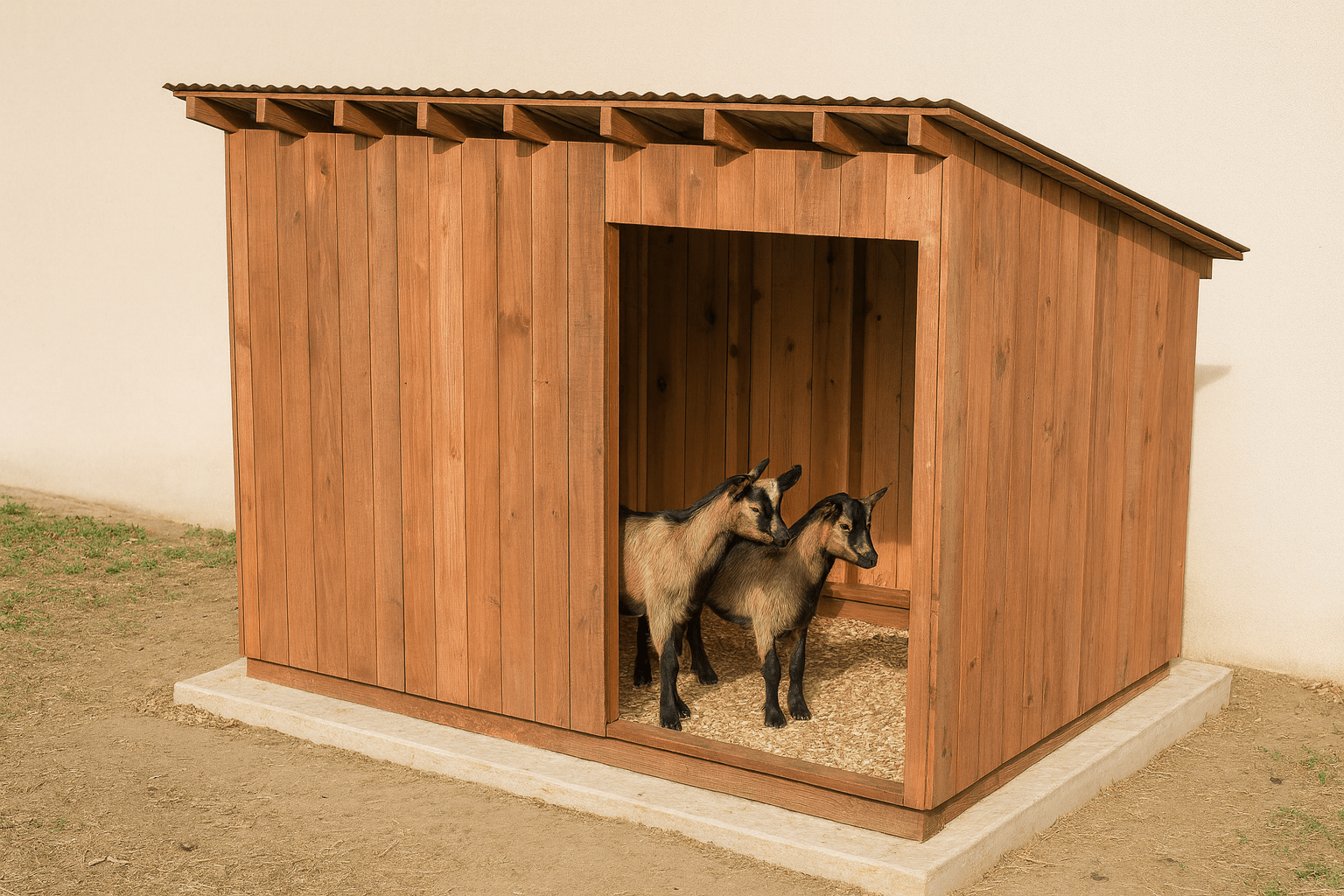Goat Shed Plans | HowToSpecialist - How to Build, Step by Step DIY Plans
