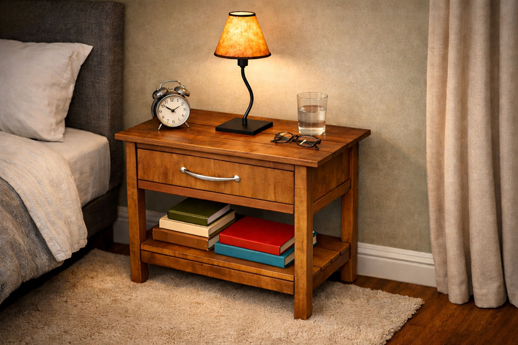DIY-bedside-table-plans | HowToSpecialist - How to Build, Step by Step ...